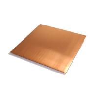 China C10100 C12000 2mm Cathode Copper Sheet Coil Plate Brushing Finish 1000mm Width for sale