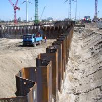 China Galvanized Steel Sheet Piling High Corrosion Resistance for Retaining Walls for sale
