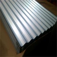 China Hot Dip Galvanized Corrugated Roofing Sheet 0.12-1.2mm Thickness 40-275g Zinc Coating for sale
