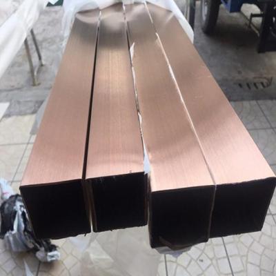 China 2B lustrou 316l o tubo quadrado de aço inoxidável 1.5mm para o clube à venda