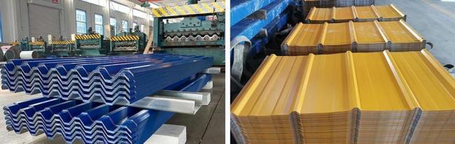 PPGI Sheet Building Material Corrugated PPGI/PPGL 0.12-1.5mm Galvanized Prepainted Steel Roofing Tile Sheet