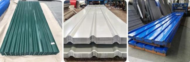 PPGI Sheet Building Material Corrugated PPGI/PPGL 0.12-1.5mm Galvanized Prepainted Steel Roofing Tile Sheet