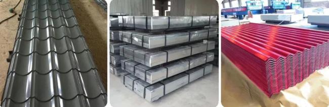 PPGI Sheet Building Material Corrugated PPGI/PPGL 0.12-1.5mm Galvanized Prepainted Steel Roofing Tile Sheet