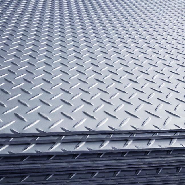 1060 H24 3003 5052 Checkered Embossing Diamond Aluminum Tread Plate