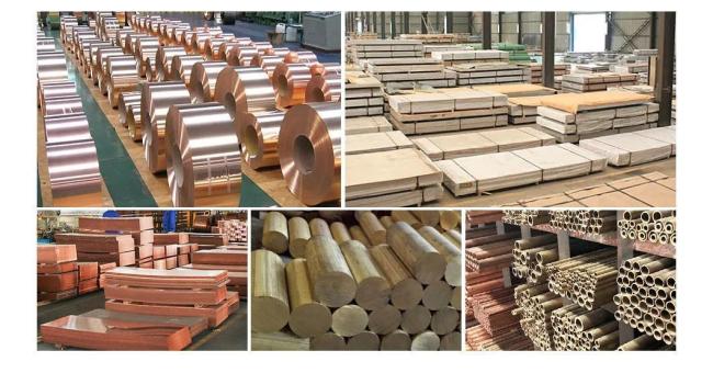 Hot Selling C11000 C1100 99.95% Pure Busbar Copper Rod Square Flat Round Brass Copper Bars