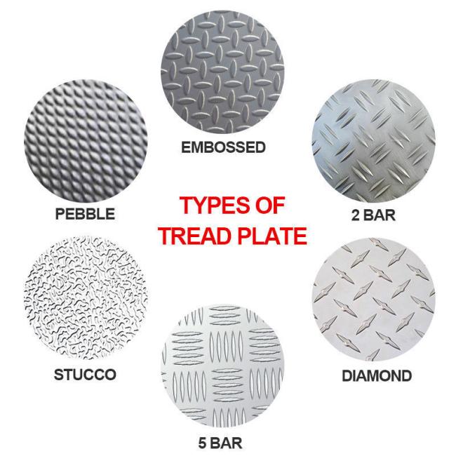 Stair Tread Flooring Fire Trucks Ship Decks, Elevators Embossed Decorative Aluminum Coil