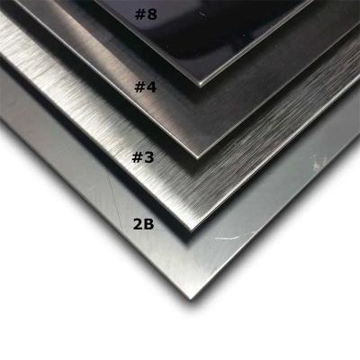 China 304 304L 316 2b Placas e folhas de aço inoxidável 4K com capacidade anual de 20000 toneladas à venda