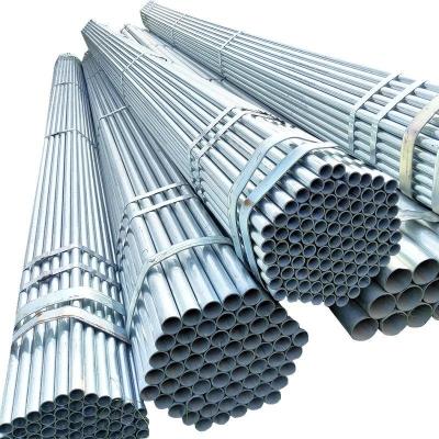 China Round Hollow Section Metal Tube Gi Iron Pre Galvanized Steel Pipe with /-1% Tolerance for sale