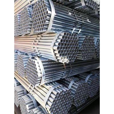 Cina Forma di sezione rotonda tubo di acciaio galvanizzato con rivestimento in zinco a caldo per materiali da costruzione in vendita