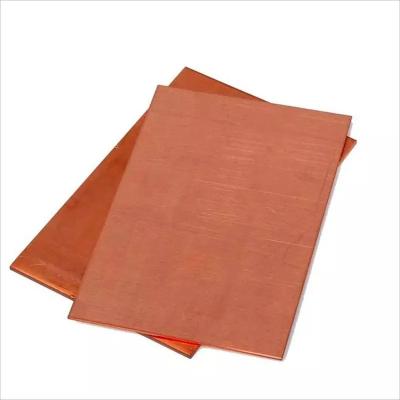China Customization Electrolytic Copper Scrap Plate Sheet 1mm 10mm Purity C31400 C54400 C65500 for sale