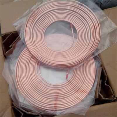 China 22-500 Ts MPa Red Copper Coil C2600 Refrigeration Part Copper Pipes for Air Conditioner for sale