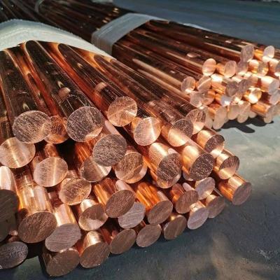 Cina 990,9% di rame puro Barre di rame rosse C11000 C101 Dia 2-90 mm Rod rotondo Dura Mezzodura in vendita