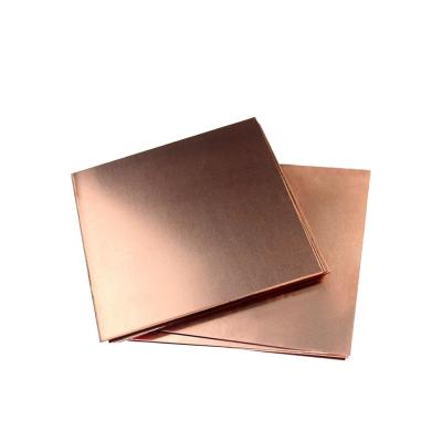 China 99.99 C11000 puro C12200 C11000 Cobre Chapa de cobre 0,5 mm 2 mm 4 mm para decoração à venda