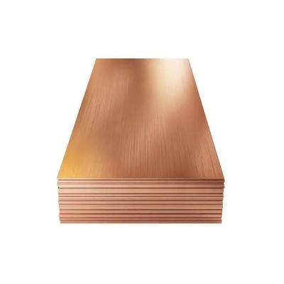 China Vermelho 99,9% Placa de cobre puro CZ108 C2720 C33530 C10100 C12200 3 mm 4 mm espessura 4X8 à venda