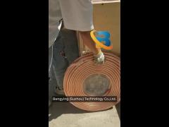 1/4 3/8 15m 10m 20 m di refrigerazione di refrigerazione Pancake Coil Isolation Tubo di aria rame morbida per condizionatori d'aria