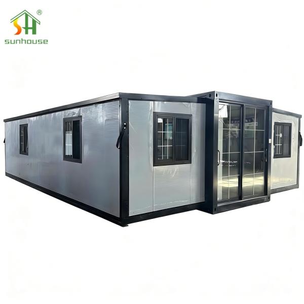 Quality Compact Expandable Foldable Container Houses 20ft Expandable Prefab Homes for sale