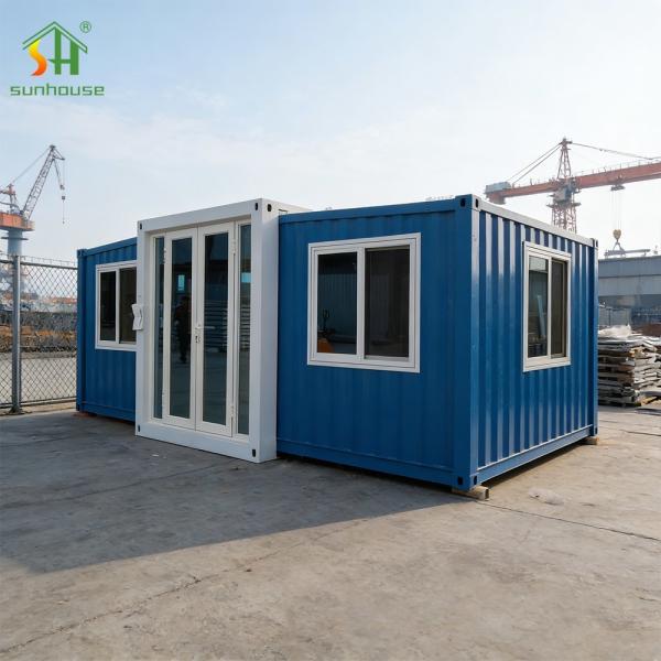 Quality Commercial 20ft Expandable Container House Customized For Flexible Living for sale