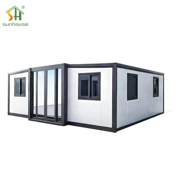 Quality Space Optimized Shipping Container Home 40ft Expandable Container Rapid Deployment for sale