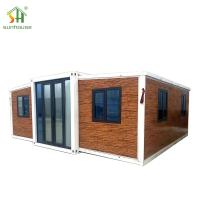Quality Flat Pack Foldable 40ft Expandable Container House Factory For Remote Camps for sale