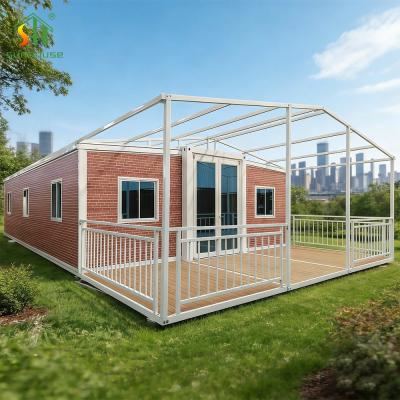 China Modular Folding Expandable House Container 30ft With Kitchen / Bathroom Facilities for sale