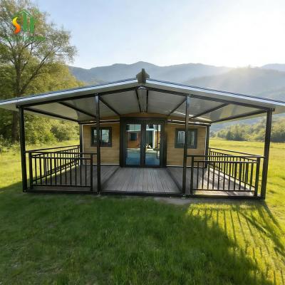China Insulated Modular House with EPS or Rock Wool Sandwich Panels for Worker Housing Site Office Camp and Residential Project for sale