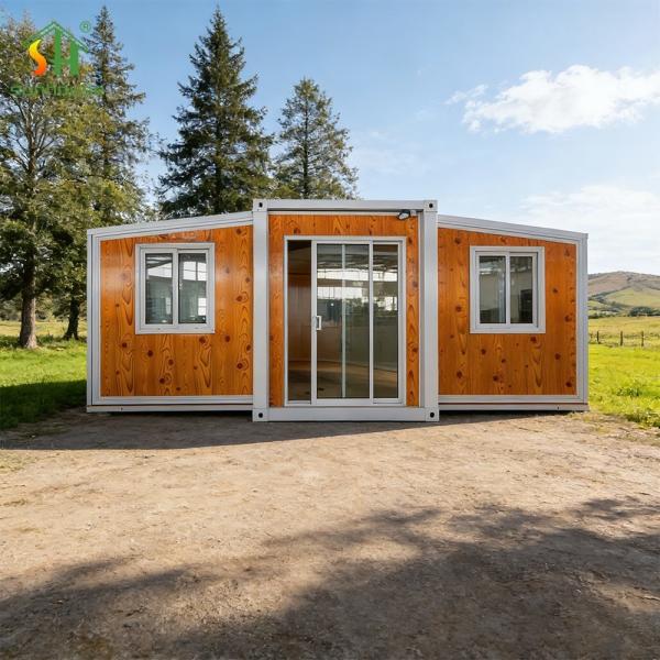 Quality Compact 20ft Expandable Container House Modular Folding Prefab Homes For Temporary Living for sale