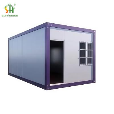 China Galvanized Steel Frame Prefab Container House For Turnkey Site Camps / Temporary Buildings for sale