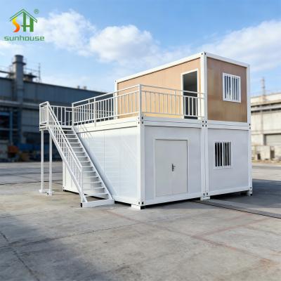 China Prefab Flat Pack Home Office , Building Modular House Prefab For Site Offices for sale