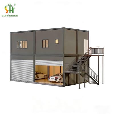 China Easy Relocation Luxury Modular Homes Prefabricated Residential Container Homes for sale
