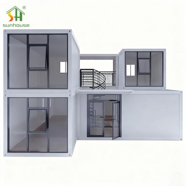 Quality Modular Container Villa with Insulated Wall System and Customizable Layout for Premium Residential Projects for sale