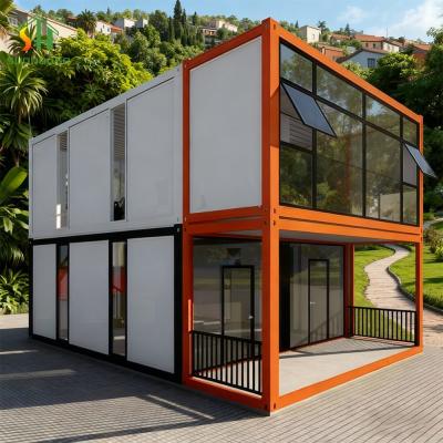 China Modern Modular Container House 20ft 30ft 40ft With Natural Look Residential Finish for sale