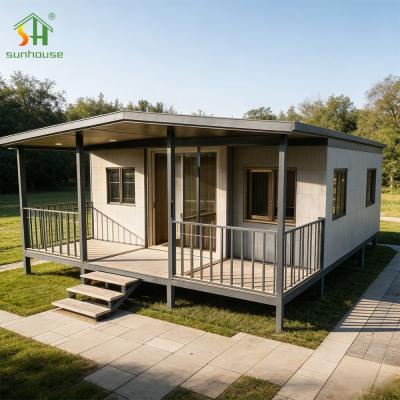 China Fast Install Single Story Modular Homes Easy Relocation Mobile Prefab House for sale