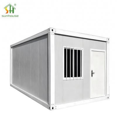 China Modular Living Units 20FT 40FT Flat Pack Steel Buildings For Dormitory / Temporary Housing for sale