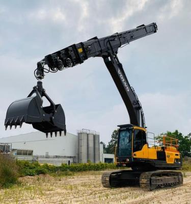 China 2 stage Hydraulic Telescopic Boom Variable Length Digging Arm 15m for Ton 20-22ton Excavator Municipal Deep Excavation Projects for sale
