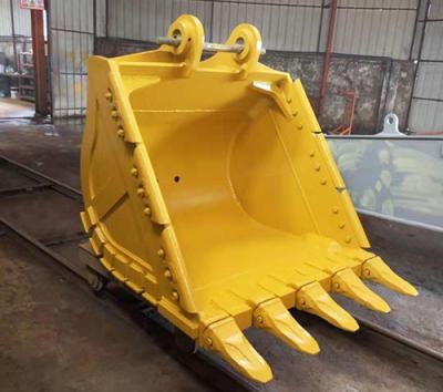 China MINING Heavy Duty Rock Bucket for PC200/CAT320 0.8cbm for Hard Rock Excavation/Handling Blasted Rock/Demolition Works for sale
