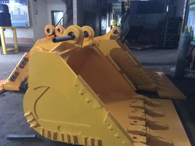 China Cor amarela feita sob encomenda de Rock Bucket 0.25cbm da máquina escavadora à venda