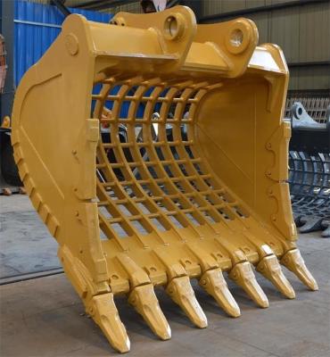China Custom Excavator Skeleton Bucket 2.1m3 Mini Excavator Sifting Bucket for sale