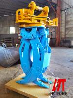 China Chainsaw Mini Hydraulic Timber Grapple Excavator Attachments for sale