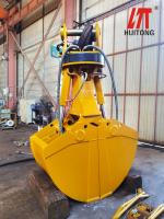 China Excavator clamshell bucket for sale, with durable construction and customizable options for efficient dredging. for sale