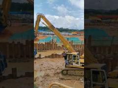 Alta Qualidade 20Ton Excavator Hydraulic Pile Vibro Hammer com 2.5M Vice Arm Excavator Construction Machinery Attachment com Alto Padrão de Controle de Qualidade da Fábrica