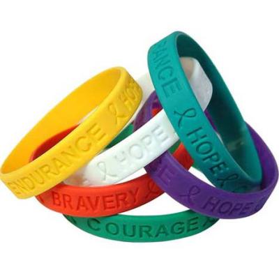 China silicone wristband for sale
