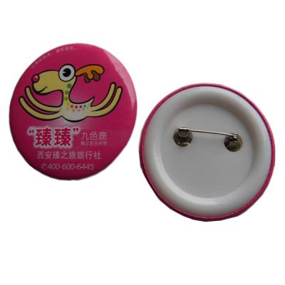 China tin badge for sale