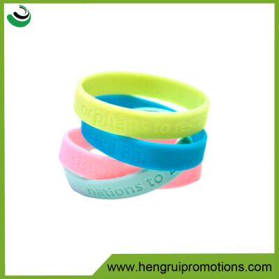 China High quality priting silione wristband for sale