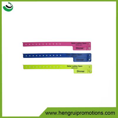 China Pvc one time wristband for sale