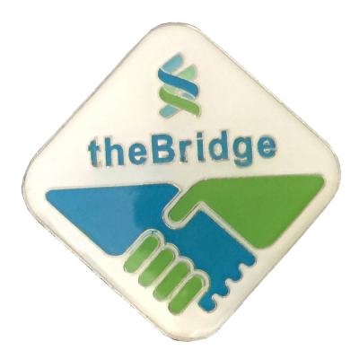 China soft enamel metal badge with epoxy for sale
