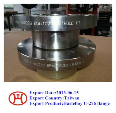 China Hastelloy C276 UNS N10276 2.4819 WN SO Blind flange forging disc ring for sale