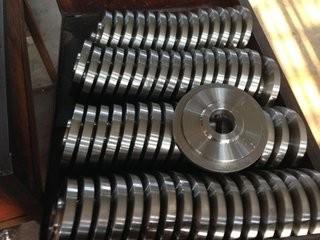 China 321 UNS S32100 1.4541 WN SO SW blind plate lap joint flange forging disc ring bleed ring for sale