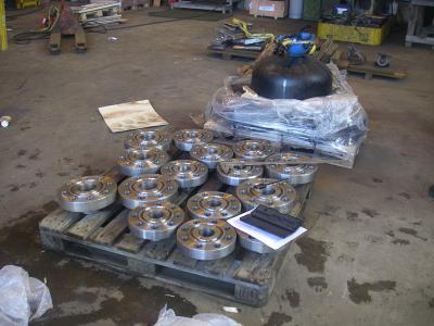 China ASTM A694 F42 WN SO SW blind flange forging disc ring for sale