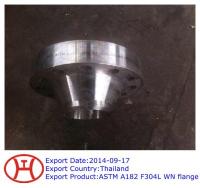 China ASTM A182 F304L WN flange for sale