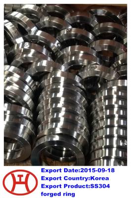 China ASTM A182 F304 forged ring for sale